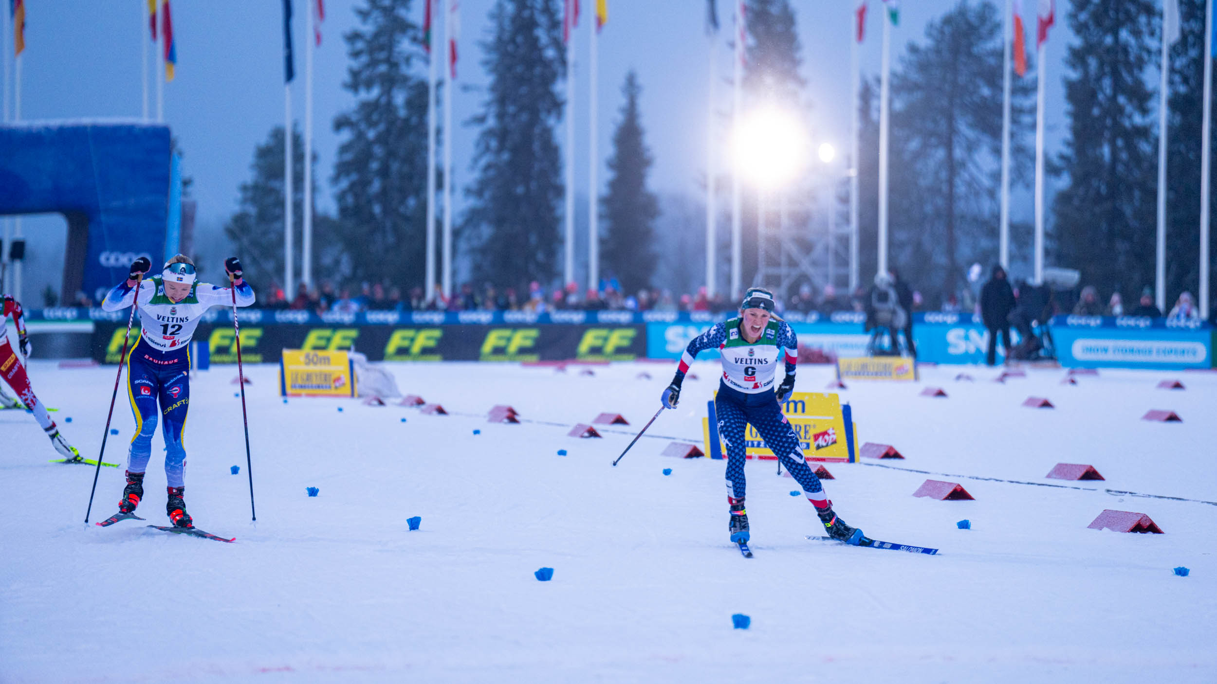 Women's 20k Mass Start Freestyle will finish the weekend - Ruka Nordic